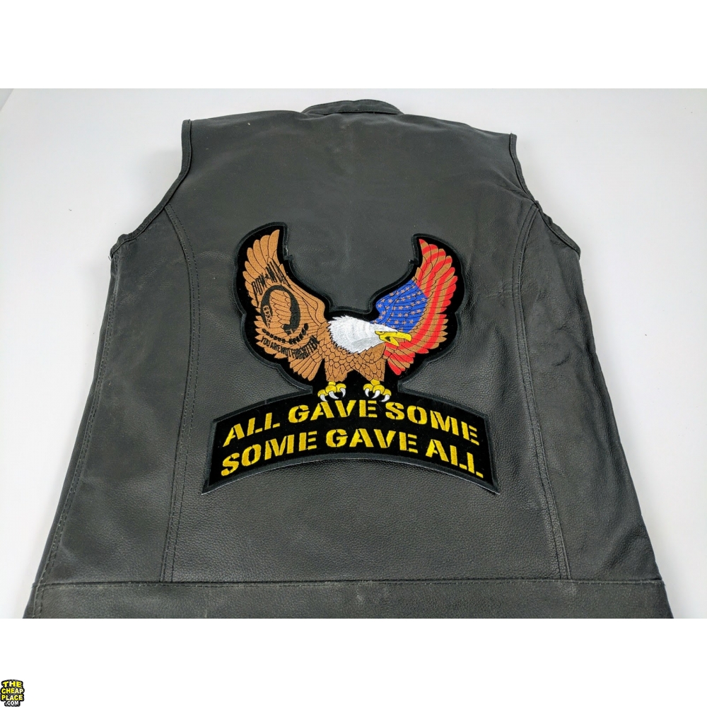 US POW MIA Upwing Eagle Rocker Large Patch | US POW MIA Military ...