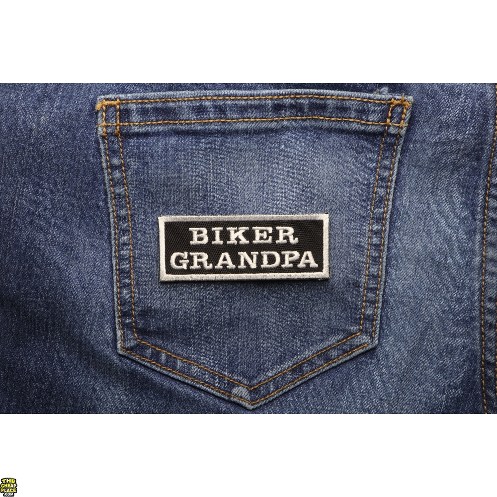 Biker Grandpa Patch | Biker Patches -TheCheapPlace