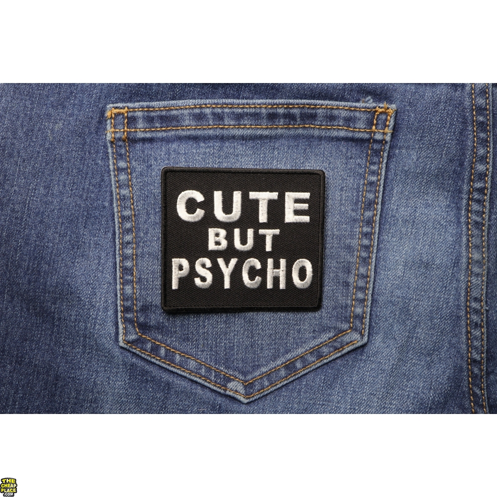 Cute But Psycho Patch | Ladies Patches -TheCheapPlace