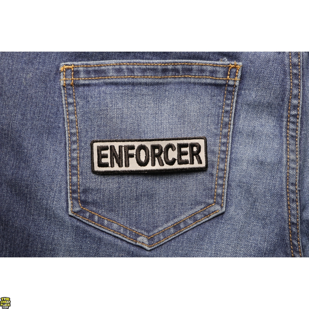 Enforcer Patch 3.5 Inch Reflective | Embroidered Patches