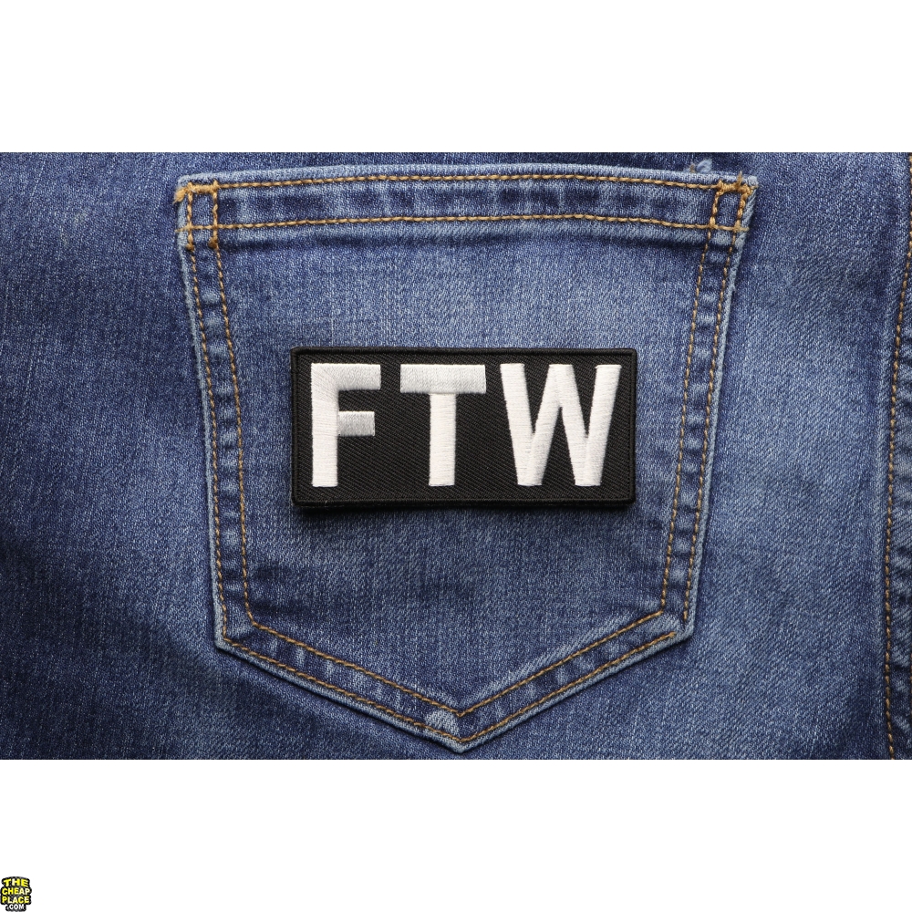 FTW Patch - Forever Two Wheels | Biker Patches -TheCheapPlace