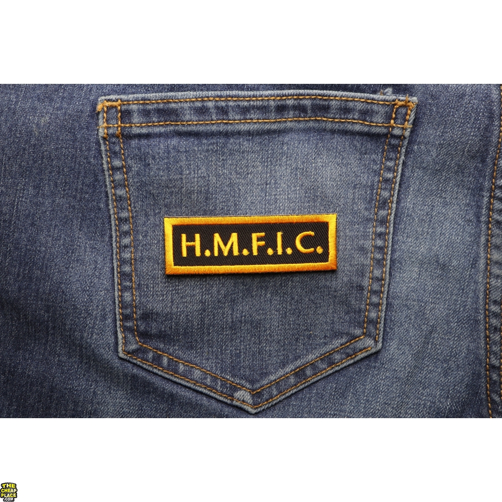 HMFIC Head Mother F'er In Charge Patch | Naughty Patches -TheCheapPlace