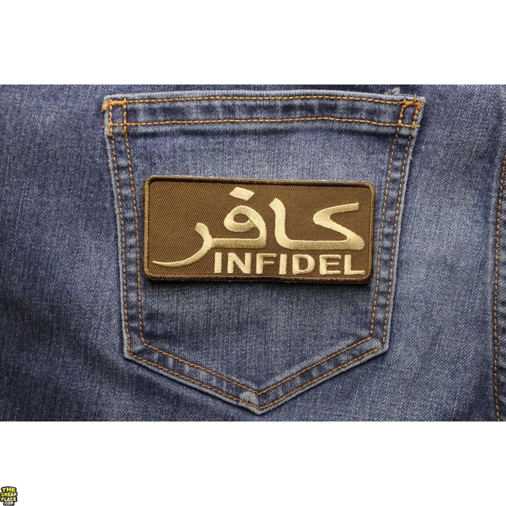 Infidel Subdued Patch With Arabic | Infidel Patches -TheCheapPlace
