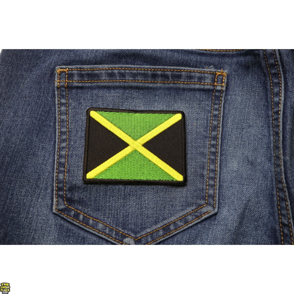 Jamaican Flag Small Patch | International Flags -TheCheapPlace