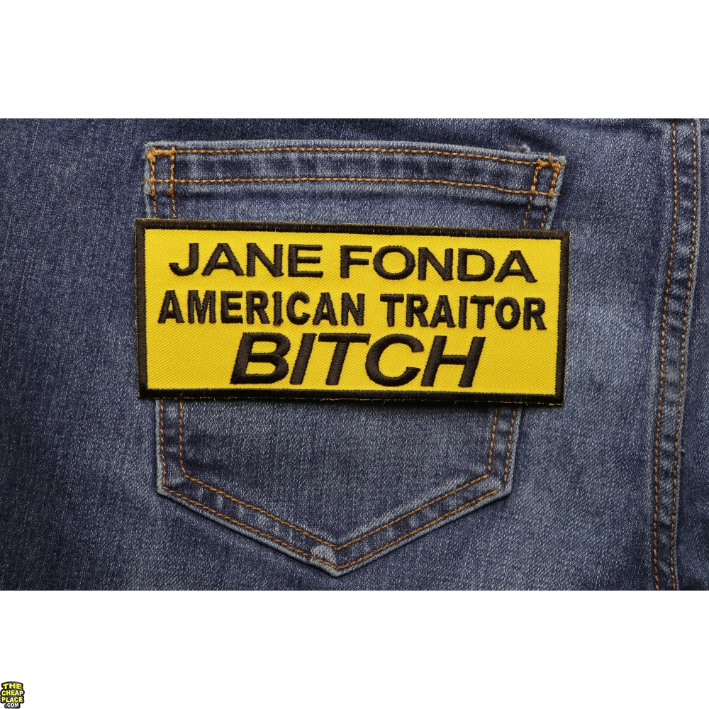 Jane Fonda American Traitor Bitch Patch | Vet Patches -TheCheapPlace