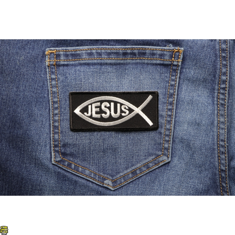 Jesus Fish Patch | Christian Patches -TheCheapPlace