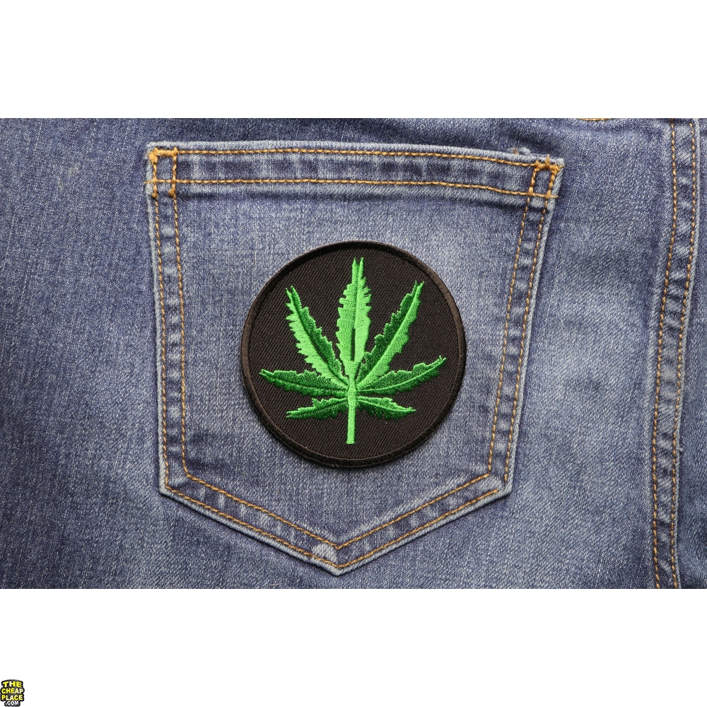 Marijuana Leaf Patch | Pot Patches -TheCheapPlace
