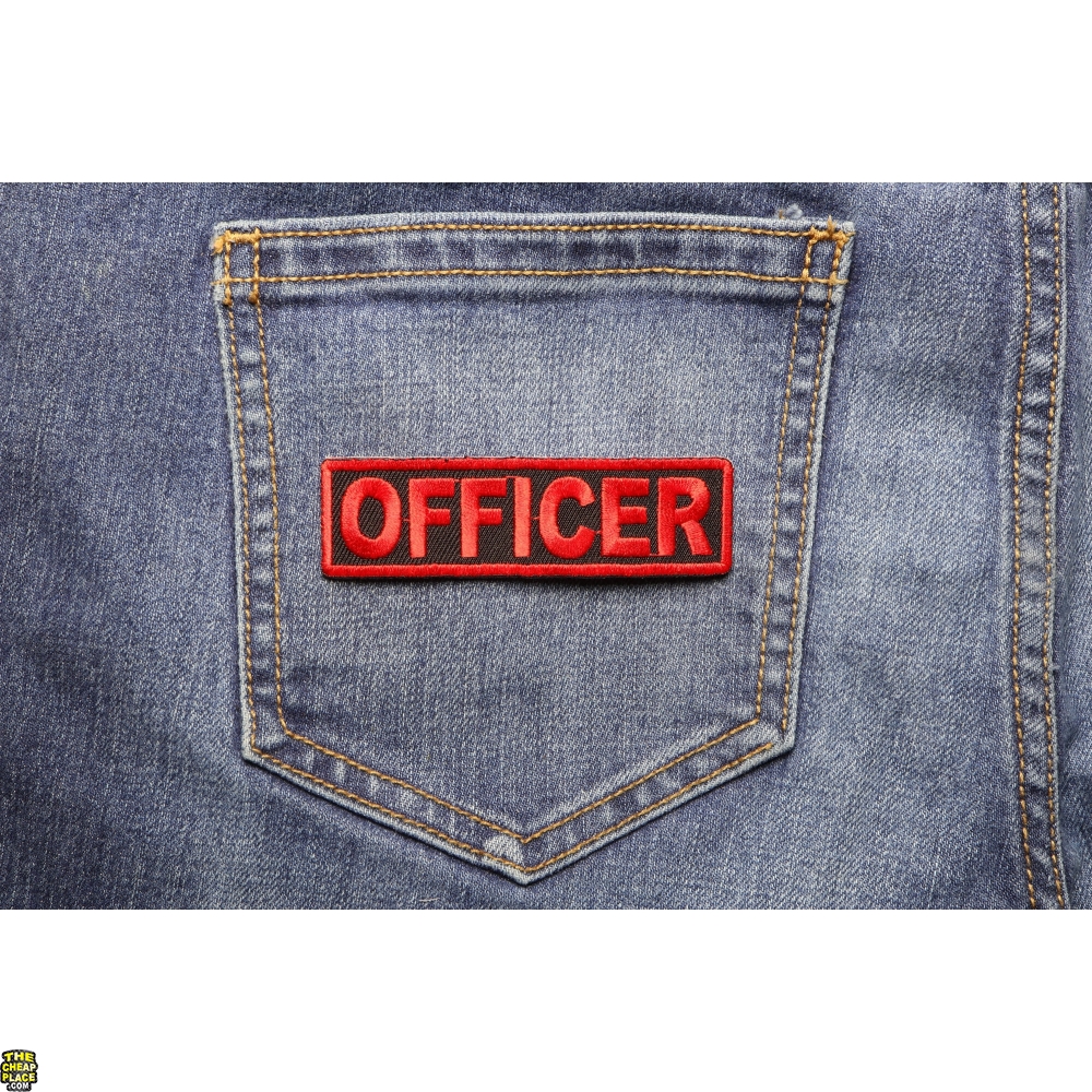 Officer Patch Red