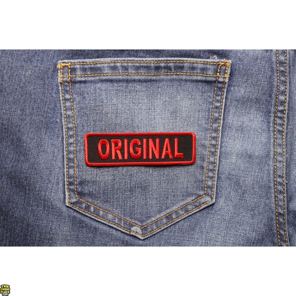 Original Patch In Red | Ranks Titles Nicknames -TheCheapPlace