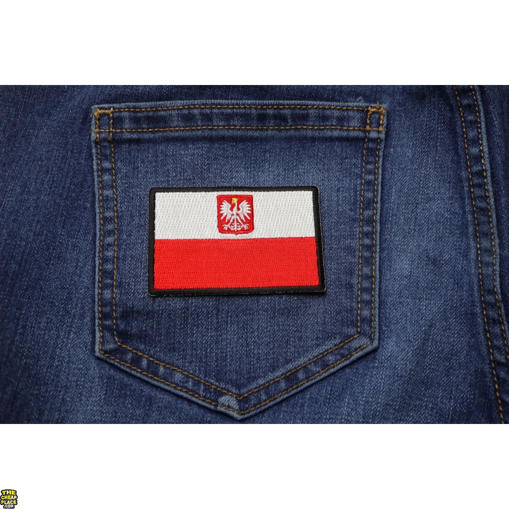 Poland Flag Patch | International Flags -TheCheapPlace