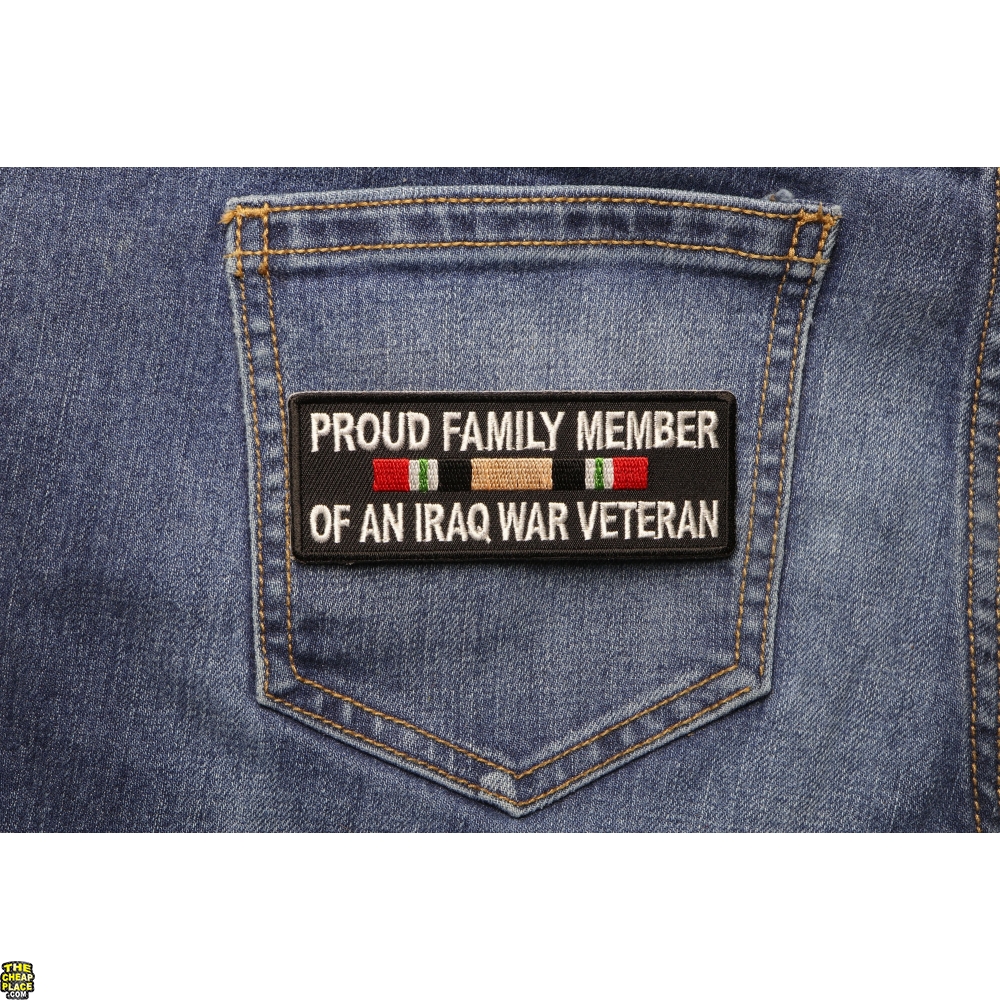 Proud Family Iraq War Vet Patch | Iraq War Patches -TheCheapPlace