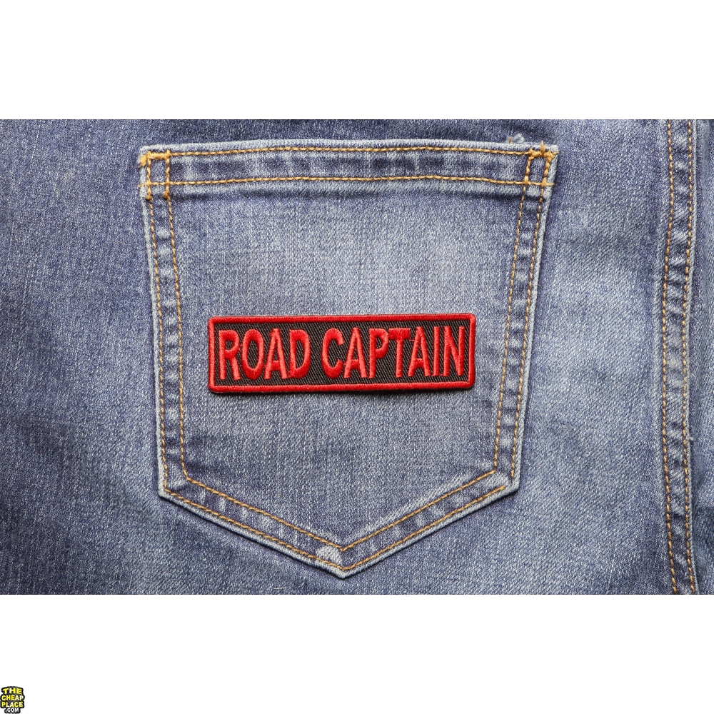 Road Captain Patch Red | Ranks Titles Nicknames -TheCheapPlace