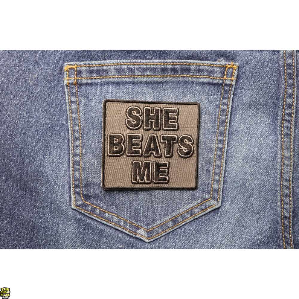 She Beats Me Patch