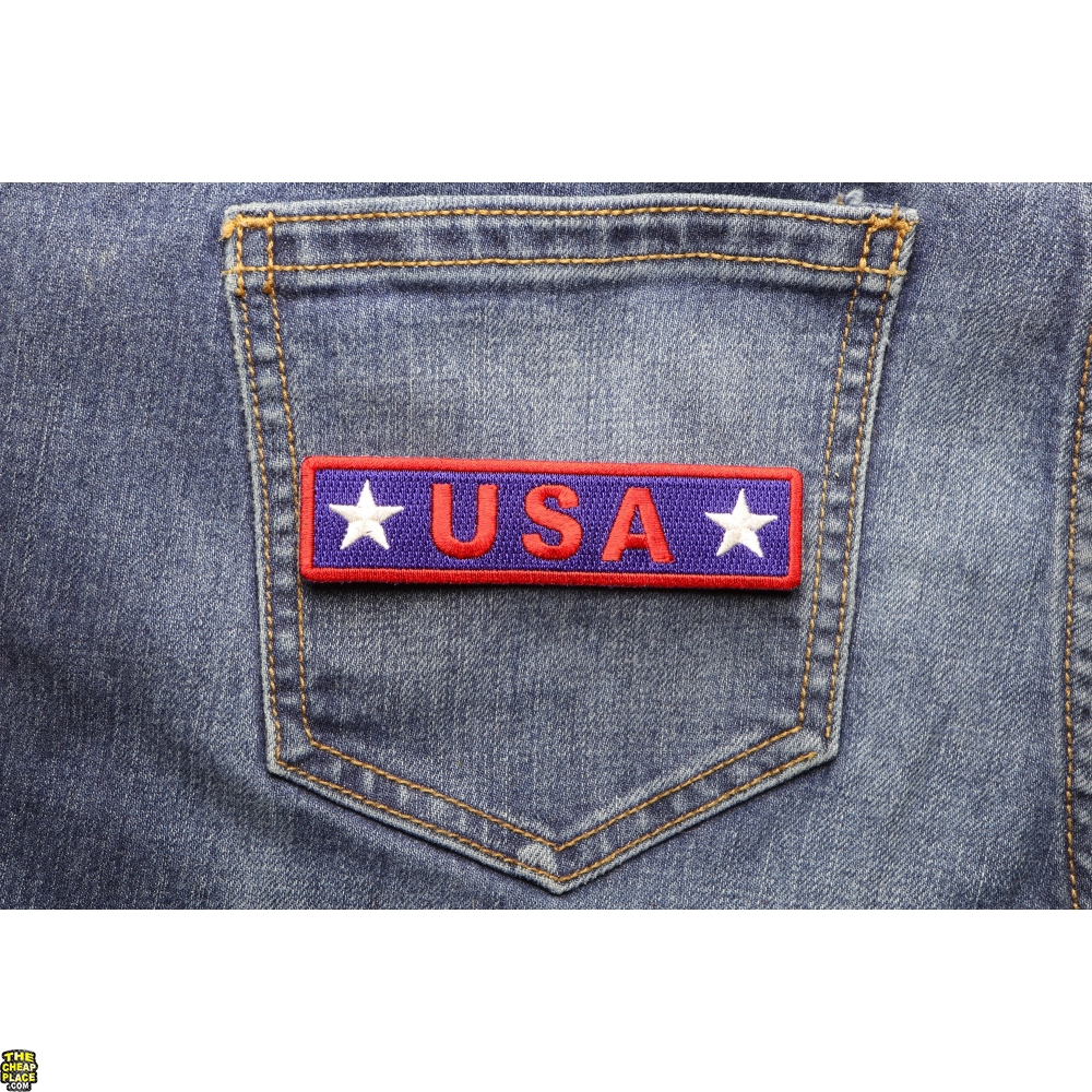 USA Red White Blue Patch