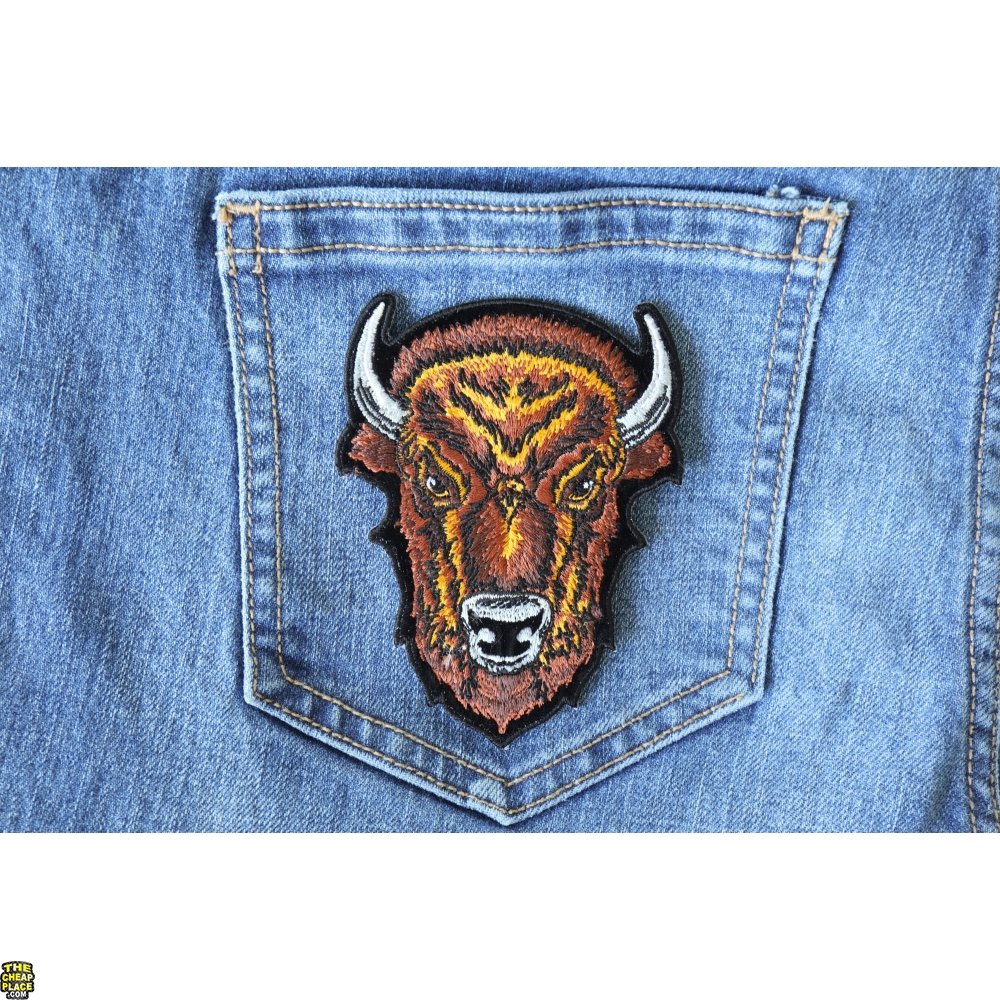 Buffalo Head Small Patch - TheCheapPlace