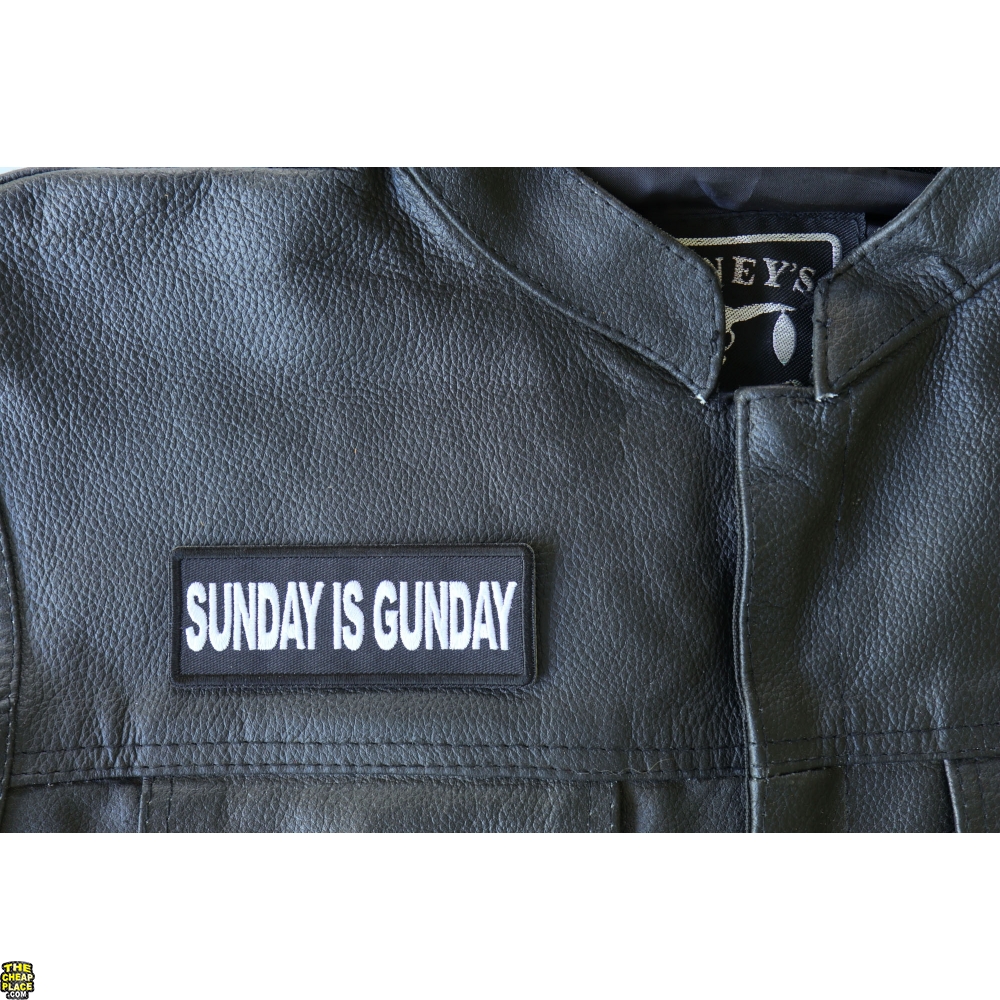Sunday is Gunday Patch - TheCheapPlace