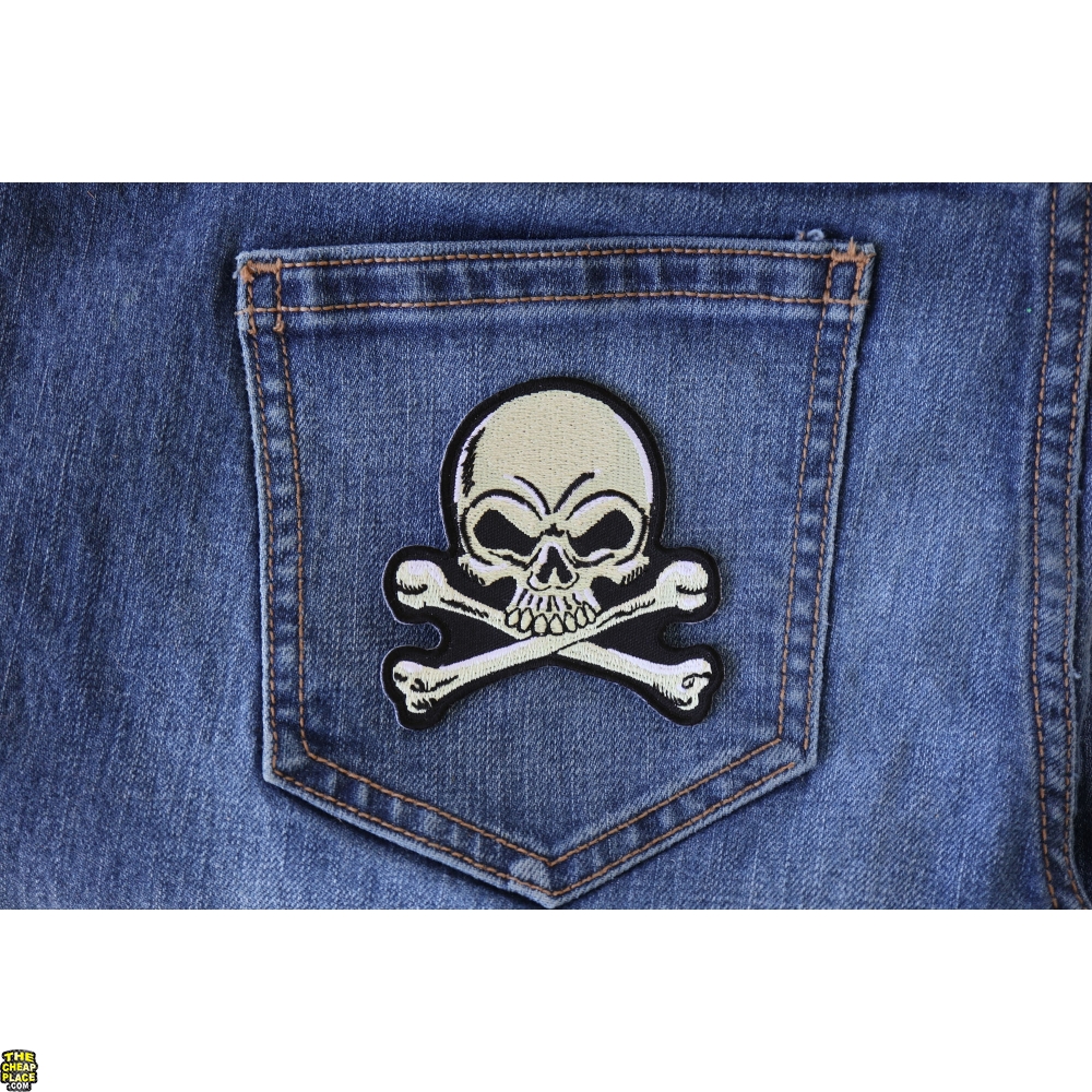 Skull and Cross Bones Patch - TheCheapPlace