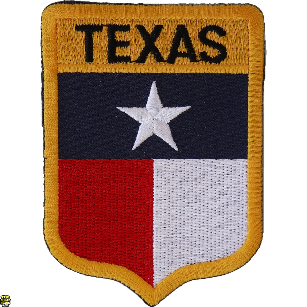 Texas Shield Patch | Texas Pride Patches -TheCheapPlace