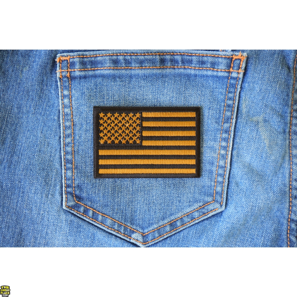 Subdued Green US Flag Patch | American Flag Patches -TheCheapPlace