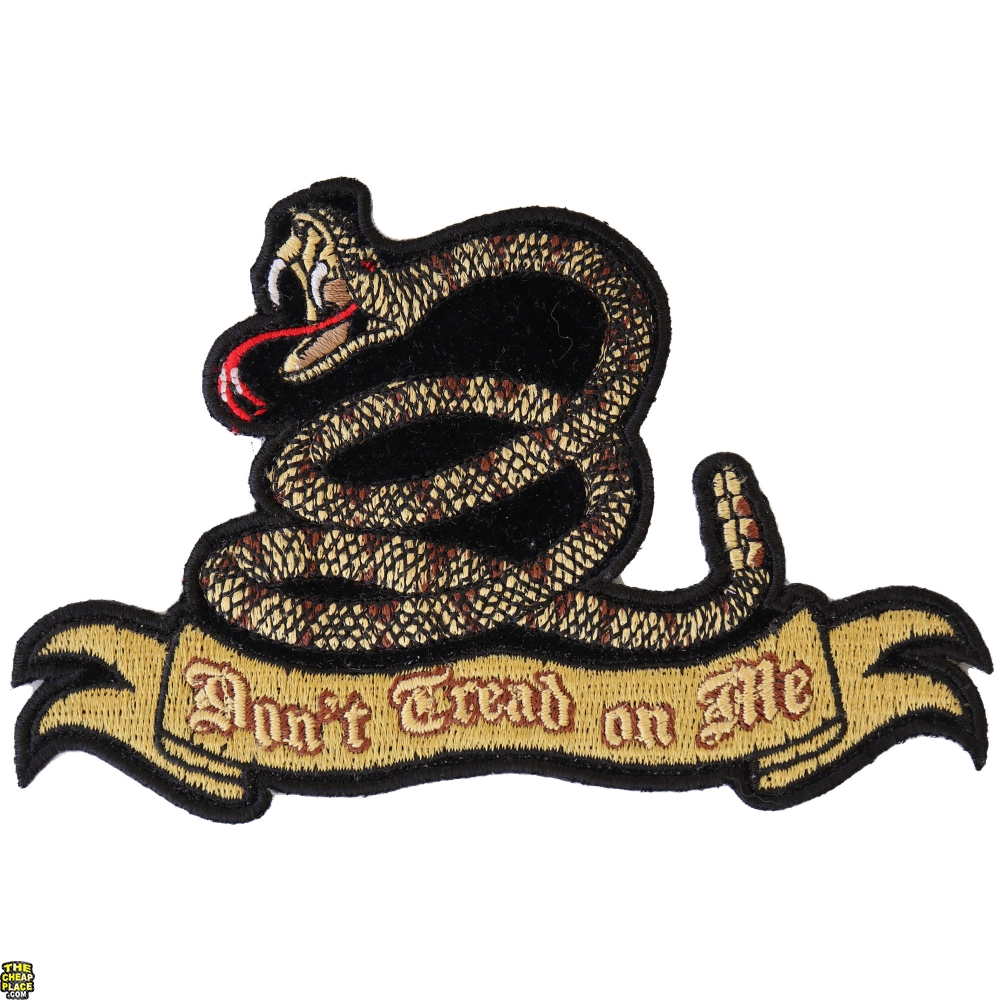 Don't Tread On Me Snake Patch Small | Don't Tread on Me -TheCheapPlace