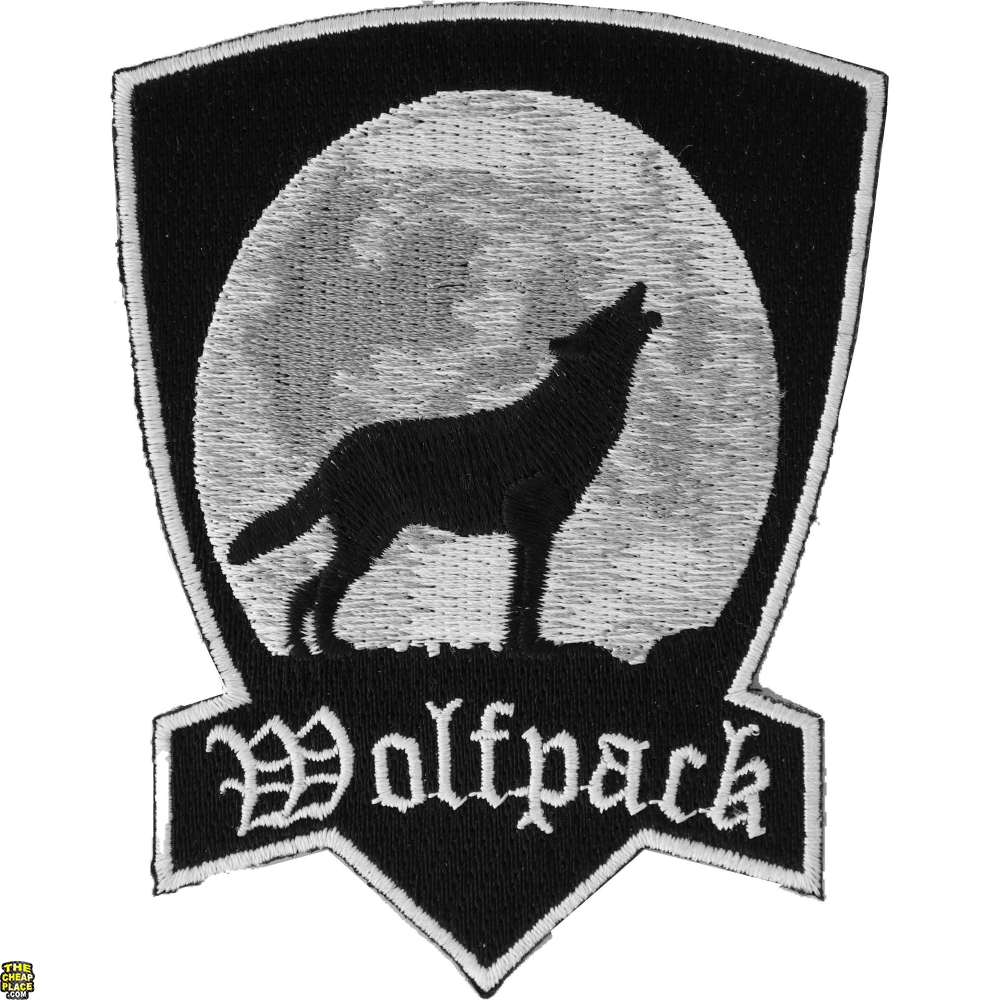 Wolfpack Patch With Howling Wolf | Wolf Patches -TheCheapPlace