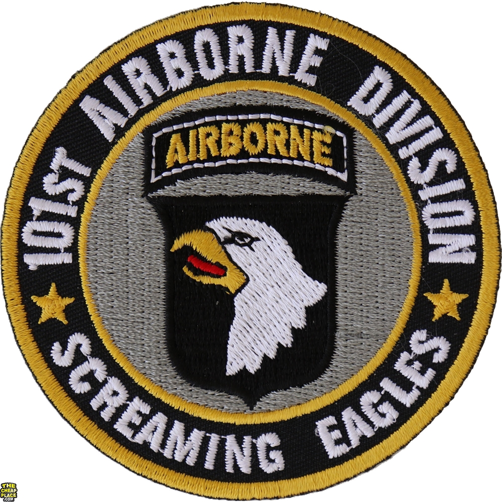 101st Airborne Division Patch Screaming Eagles | Army Patches ...