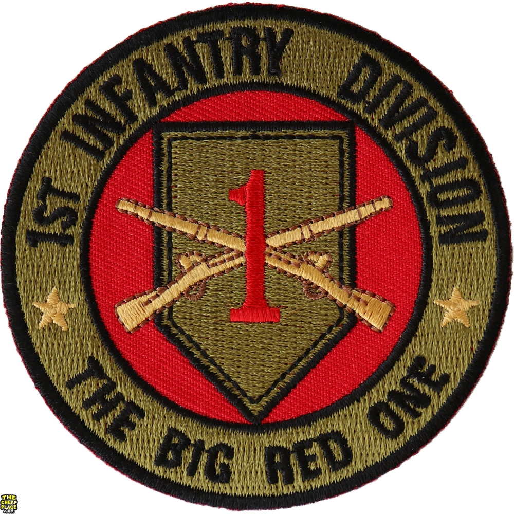 1st Infantry Division Patch The Big Red One | Army Patches -TheCheapPlace