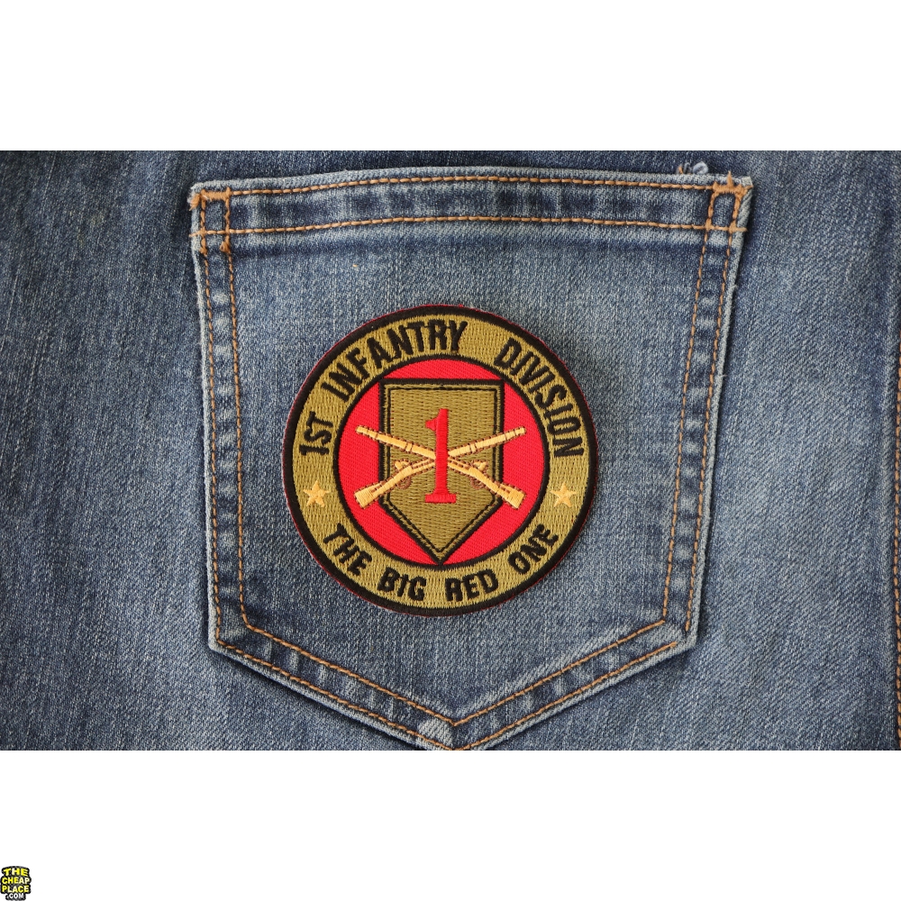1st Infantry Division Patch The Big Red One | Army Patches -TheCheapPlace
