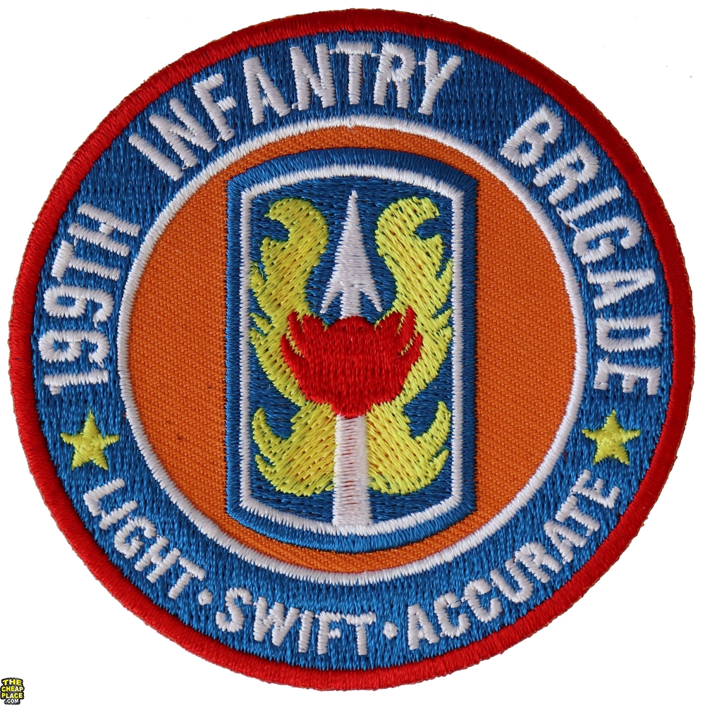 199th Infantry Brigade Patch Light Swift Accurate | Army Patches ...