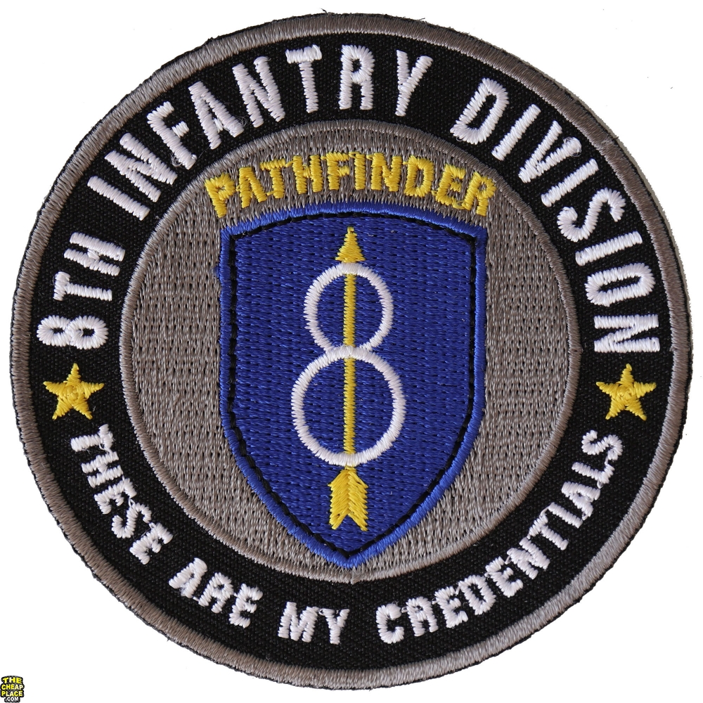 8th Infantry Division Pathfinder Patch | Army Patches -TheCheapPlace