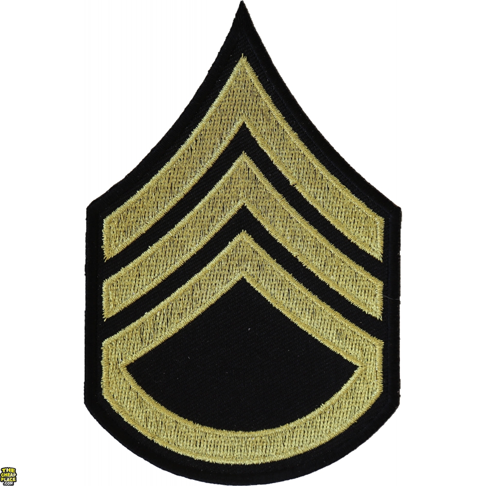 Staff Sergeant Iron on Patch - TheCheapPlace