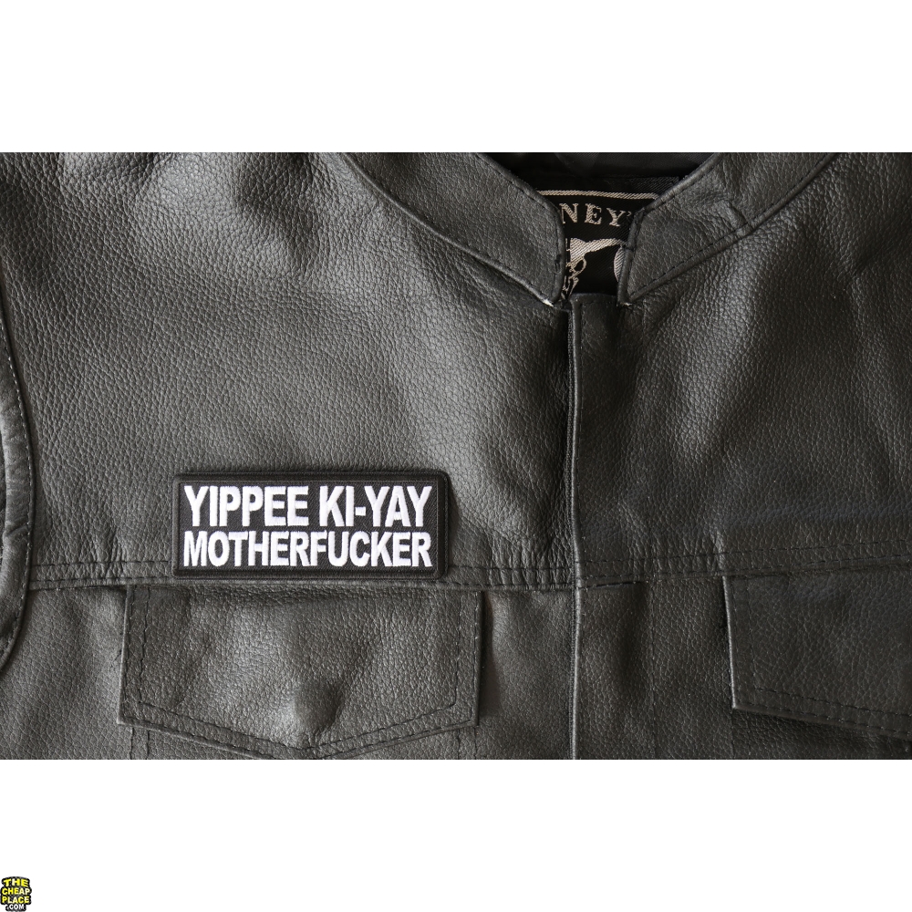 Yippee Ki Yay Motherfucker Patch - TheCheapPlace