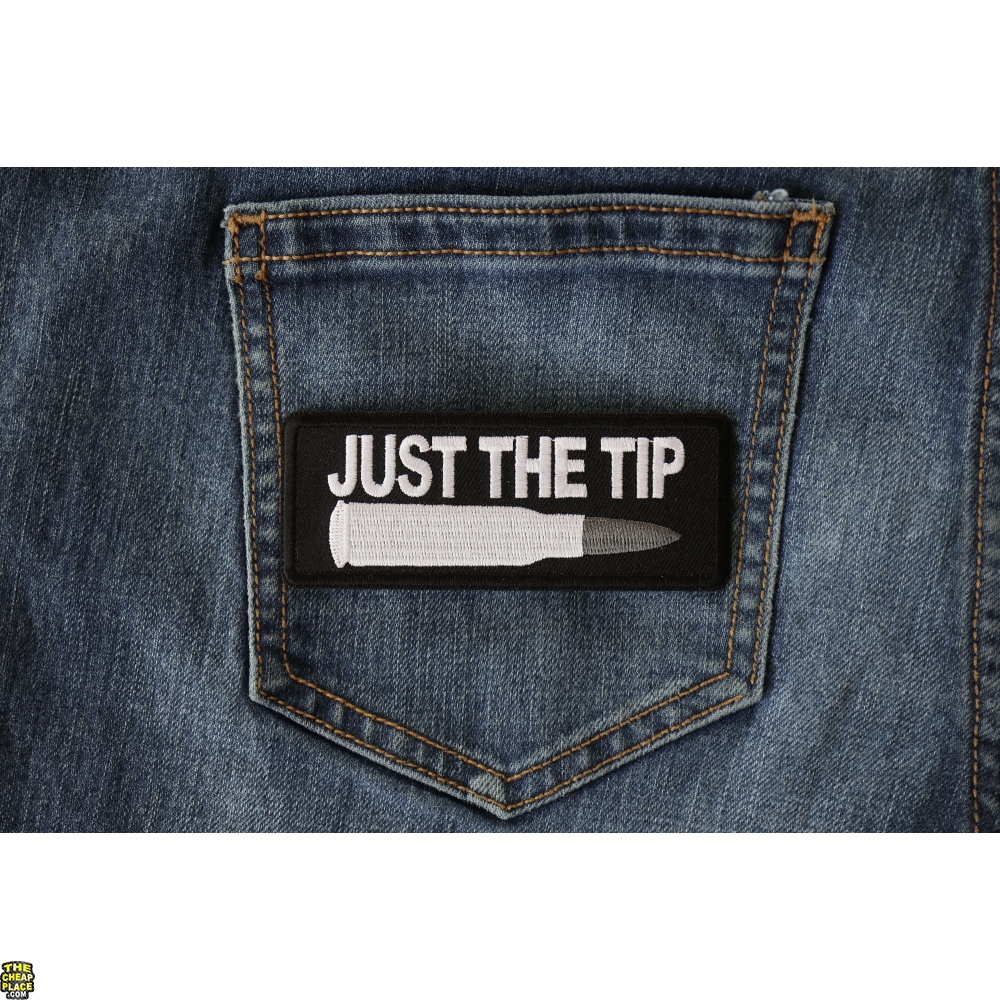 Just The Tip Bullet Military Morale Patch - TheCheapPlace