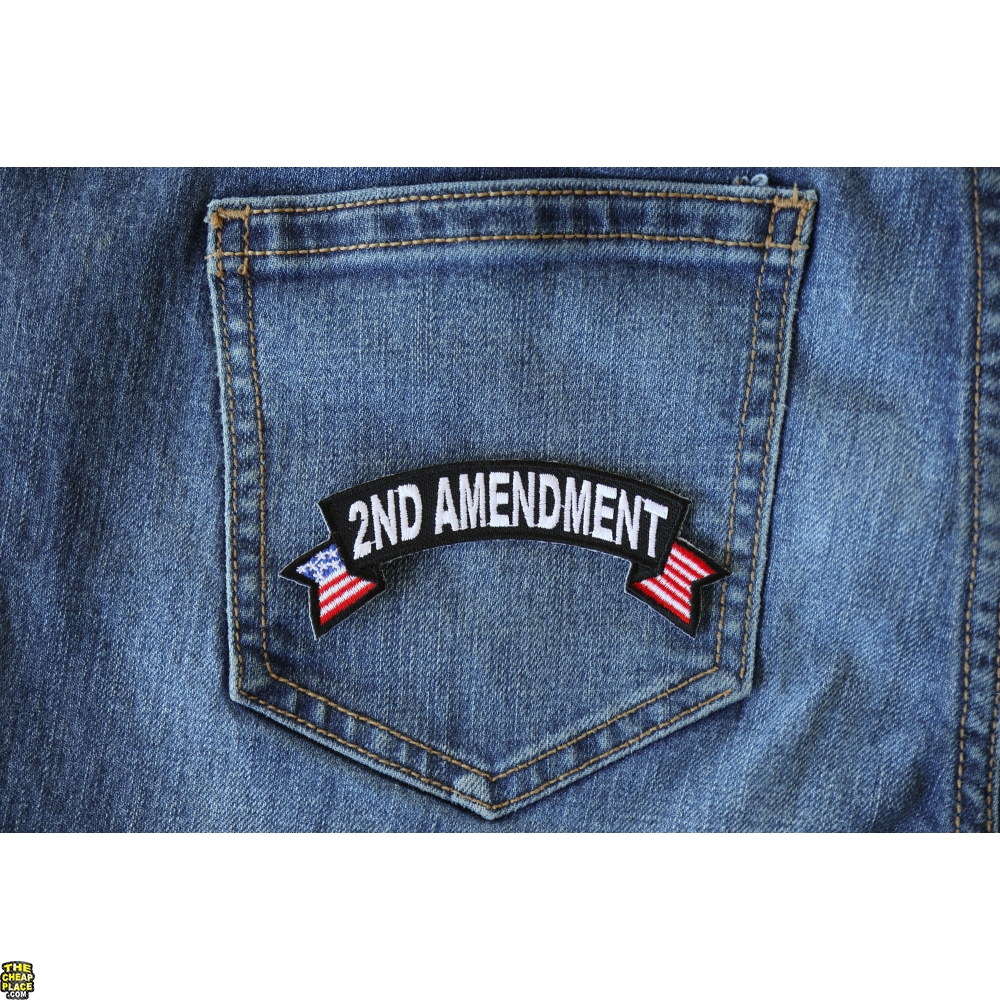 2nd Amendment Rocker Patch - TheCheapPlace