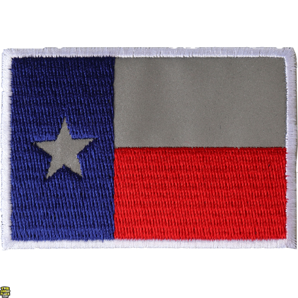 Reflective Texas Flag Patch - TheCheapPlace
