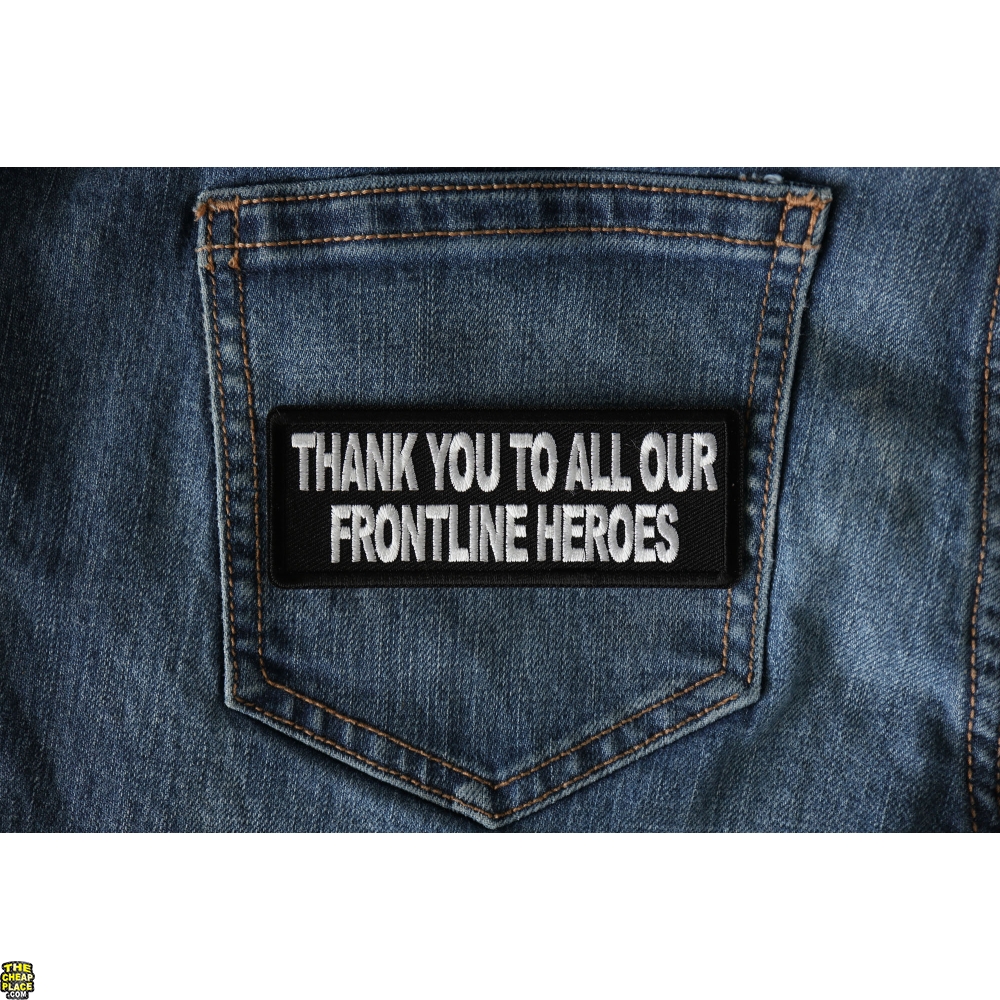 Thank you to all our Frontline Heroes Patch - TheCheapPlace