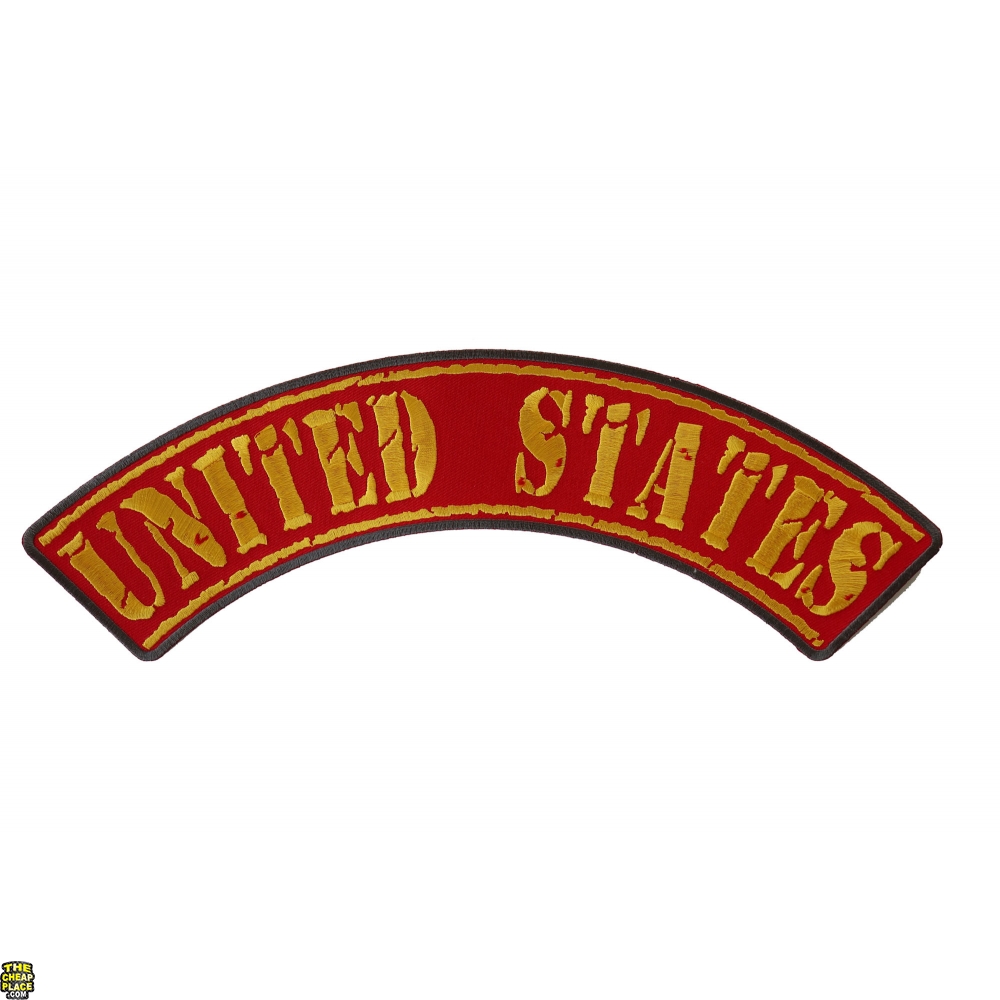 United States Large Top Rocker Patch | US Marine Corps Military Veteran ...