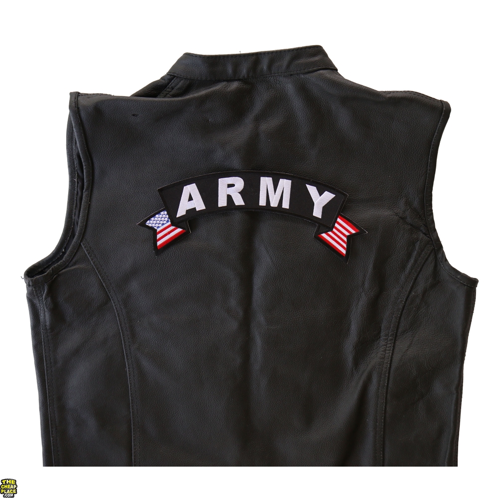 Army Large US Flag Rocker Patch - TheCheapPlace