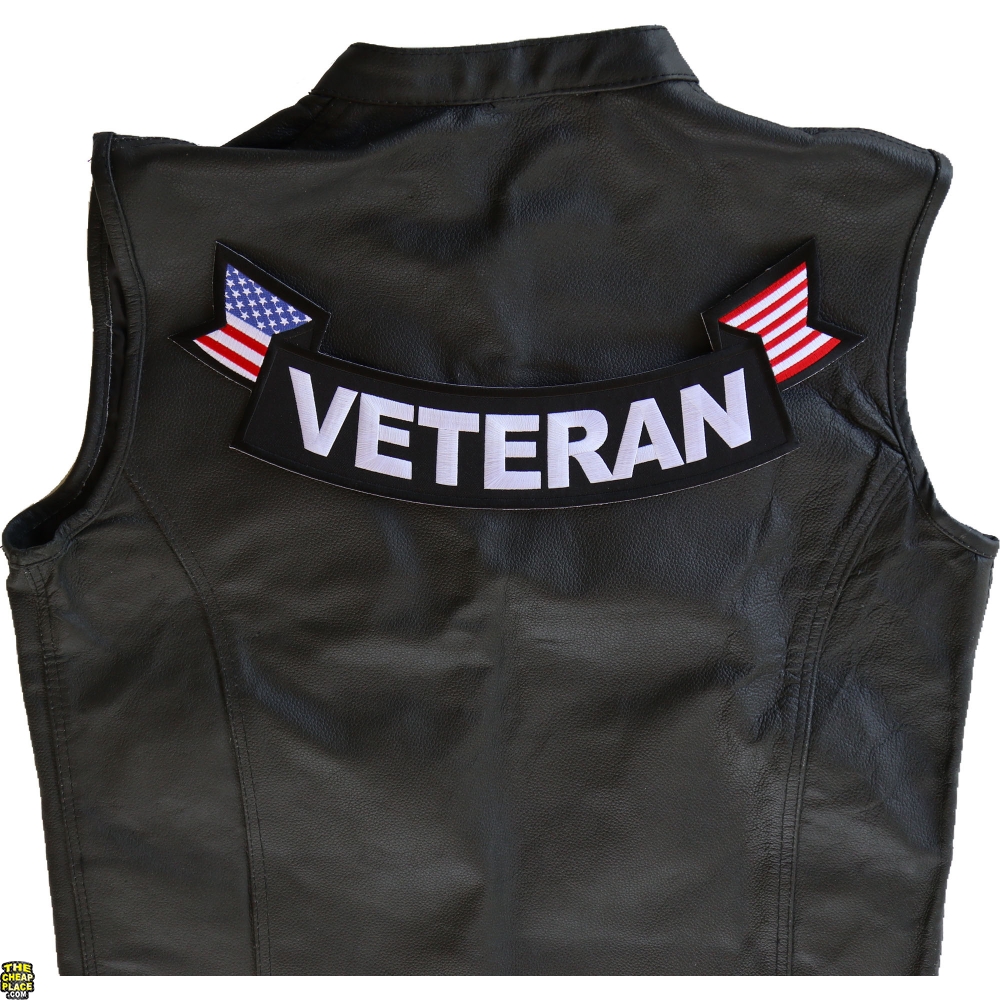 Veteran Extra Large Rocker Patch - TheCheapPlace
