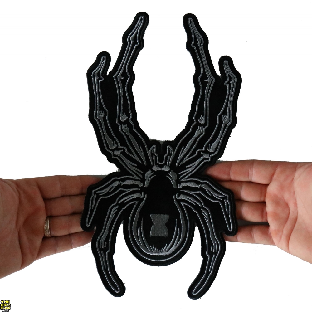 Large Iron on Spider Patch - TheCheapPlace