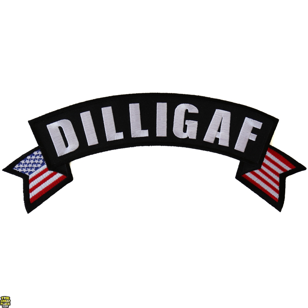 Dilligaf Flag Rocker Patch