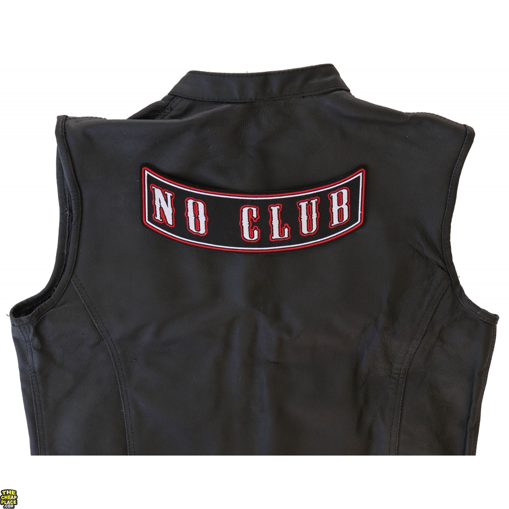 Large No Club Rocker Patch | Lower Back Patches -TheCheapPlace