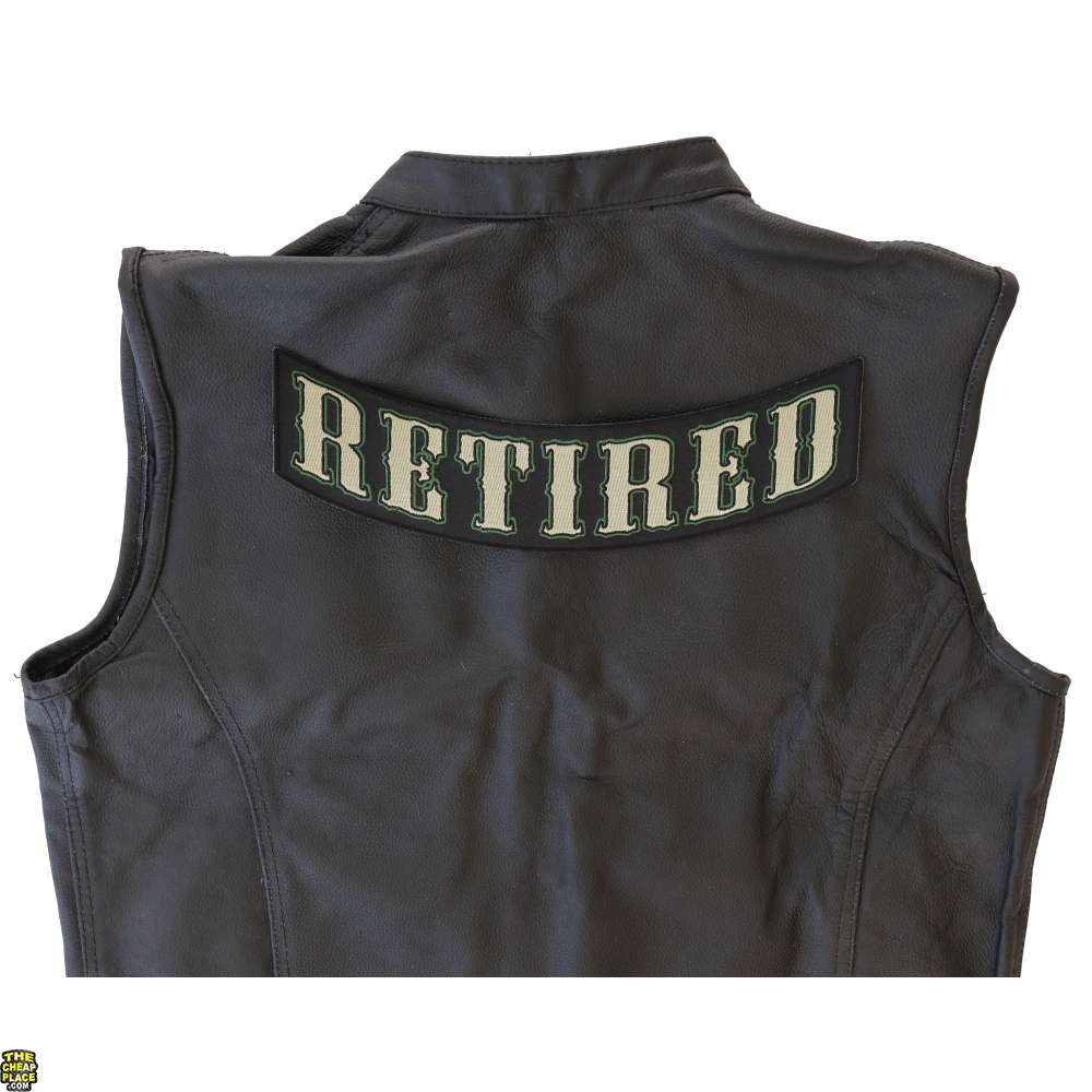 Retired Lower Rocker Patch | US Military Veteran Patches