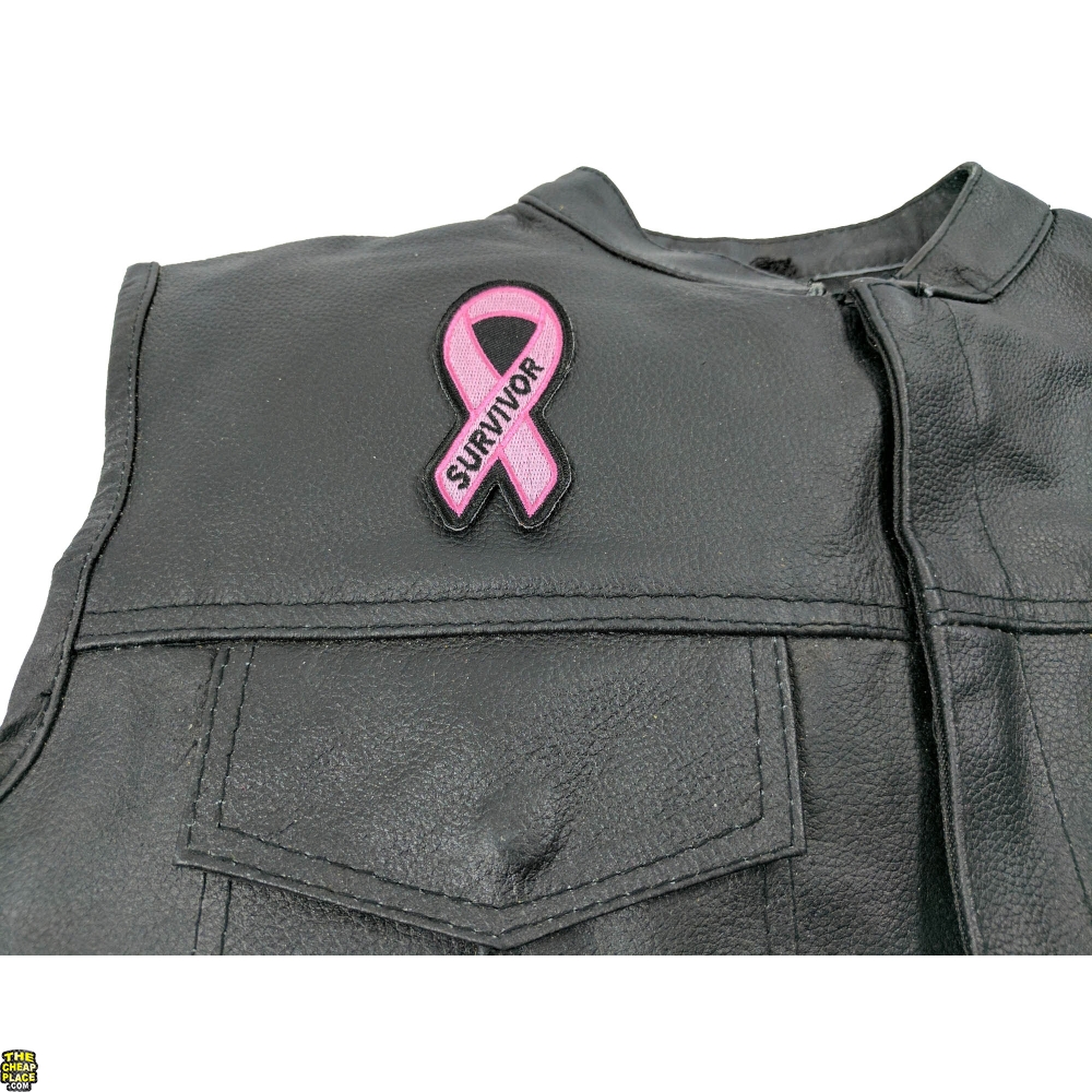 Breast Cancer Survivor Pink Ribbon Patch | Support Ribbons -TheCheapPlace