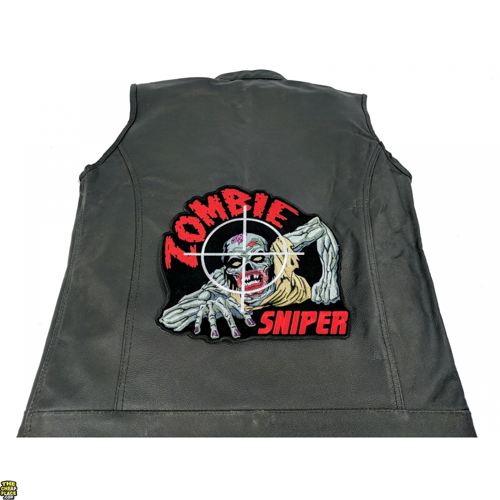 Large Zombie Sniper Back Patch | Embroidered Patches