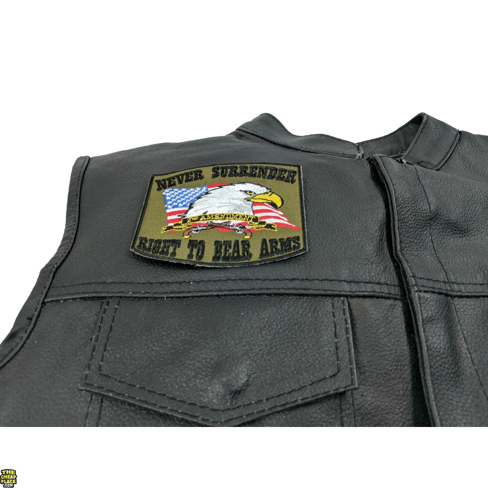 Never Surrender Right To Bear Arms 2nd Amendment Patch | 2nd Amendment ...