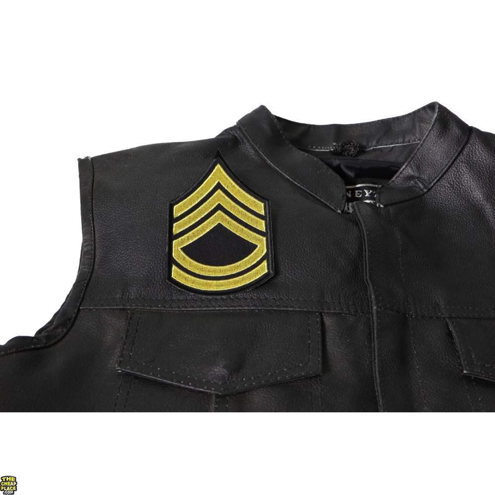 Sergeant First Class Iron on Patch - TheCheapPlace