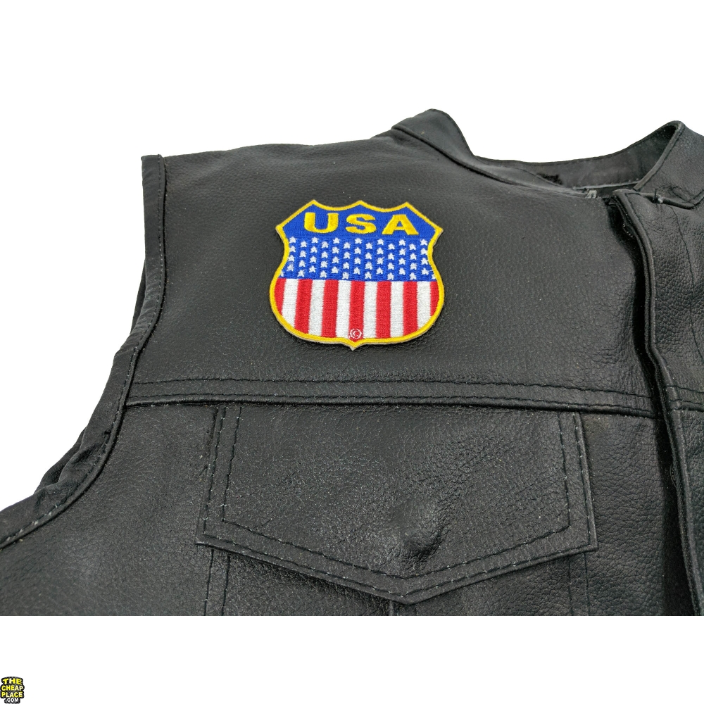 USA Shield Flag Patch | American Flag Patches -TheCheapPlace
