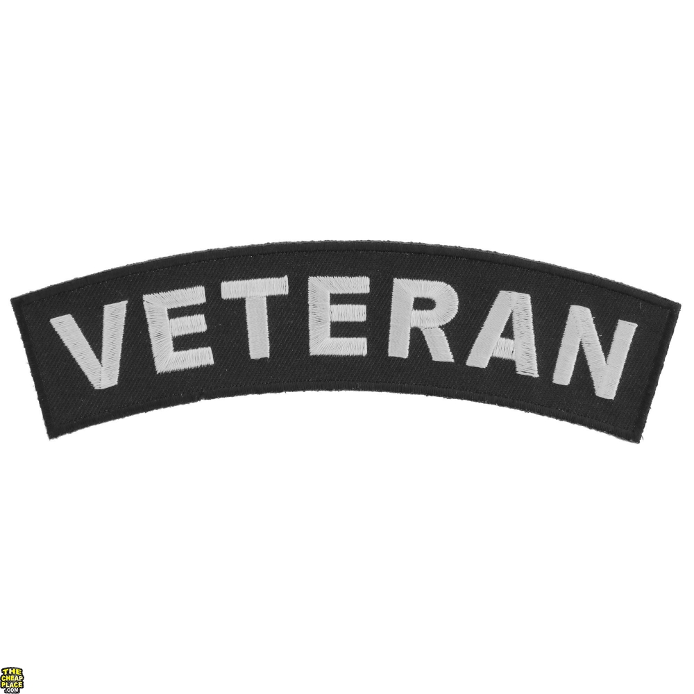 Veteran Medium Size Rocker Patch | Vet Patches -TheCheapPlace