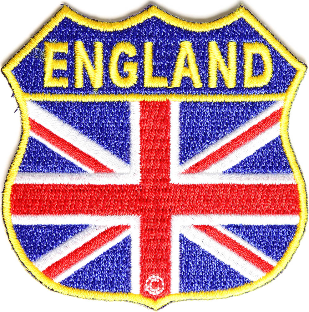 England Shield Flag Patch | International Flags -TheCheapPlace